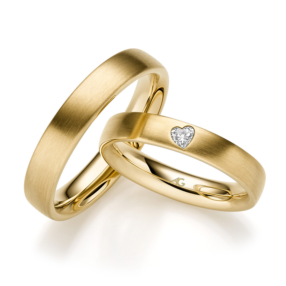 Gerstner Eheringe Gelbgold 4/31327/4 & 31327/4.5